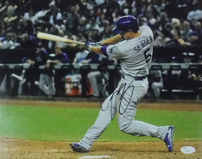 Corey Seager Autographed/Signed Los Angeles Dodgers 11×14 Photo JSA ...