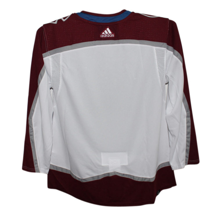 2022 Colorado Avalanche Team Signed Adidas White 54 Jersey 19 Sigs FAN ...