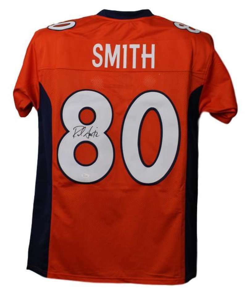 Rod Smith Autographed/Signed Denver Broncos XL Orange Jersey JSA 21068 ...