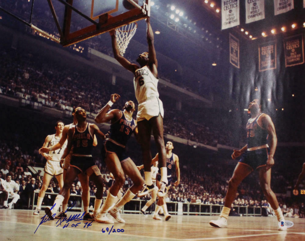 Bill Russell Autographed/Signed Boston Celtics 16×20 Photo HOF BAS ...