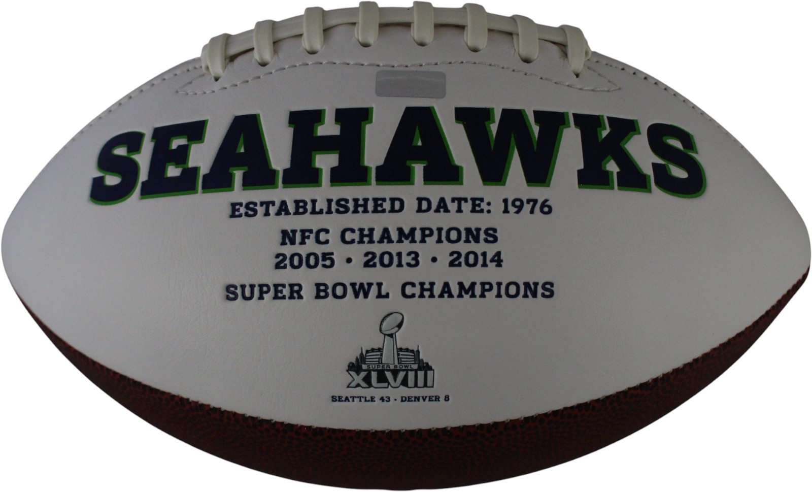 Brian Bosworth Autographed/Signed Seattle Seahawks Logo Football DEN ...