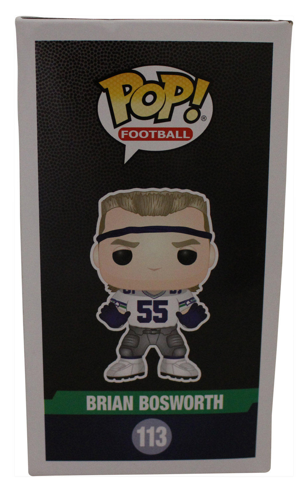 Brian Bosworth Autographed Seattle Seahawks NFL Funko Pop #113 BAS 26632 – Denver Autographs