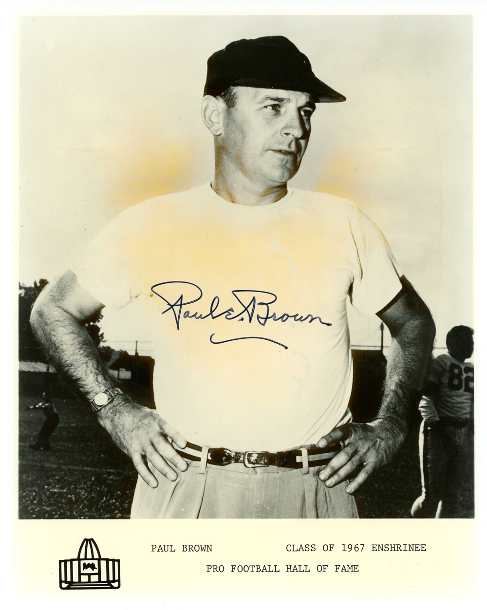 Paul Brown Autographed Cleveland Browns 1967 Class 8×10 Photo PSA 48296 ...