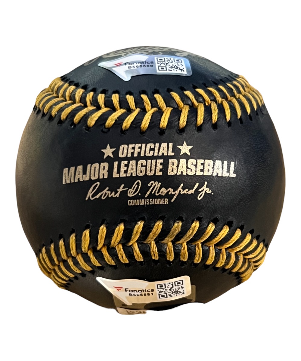 Gerrit Cole Autographed ROMLB Black Baseball New York Yankees Fanatics ...