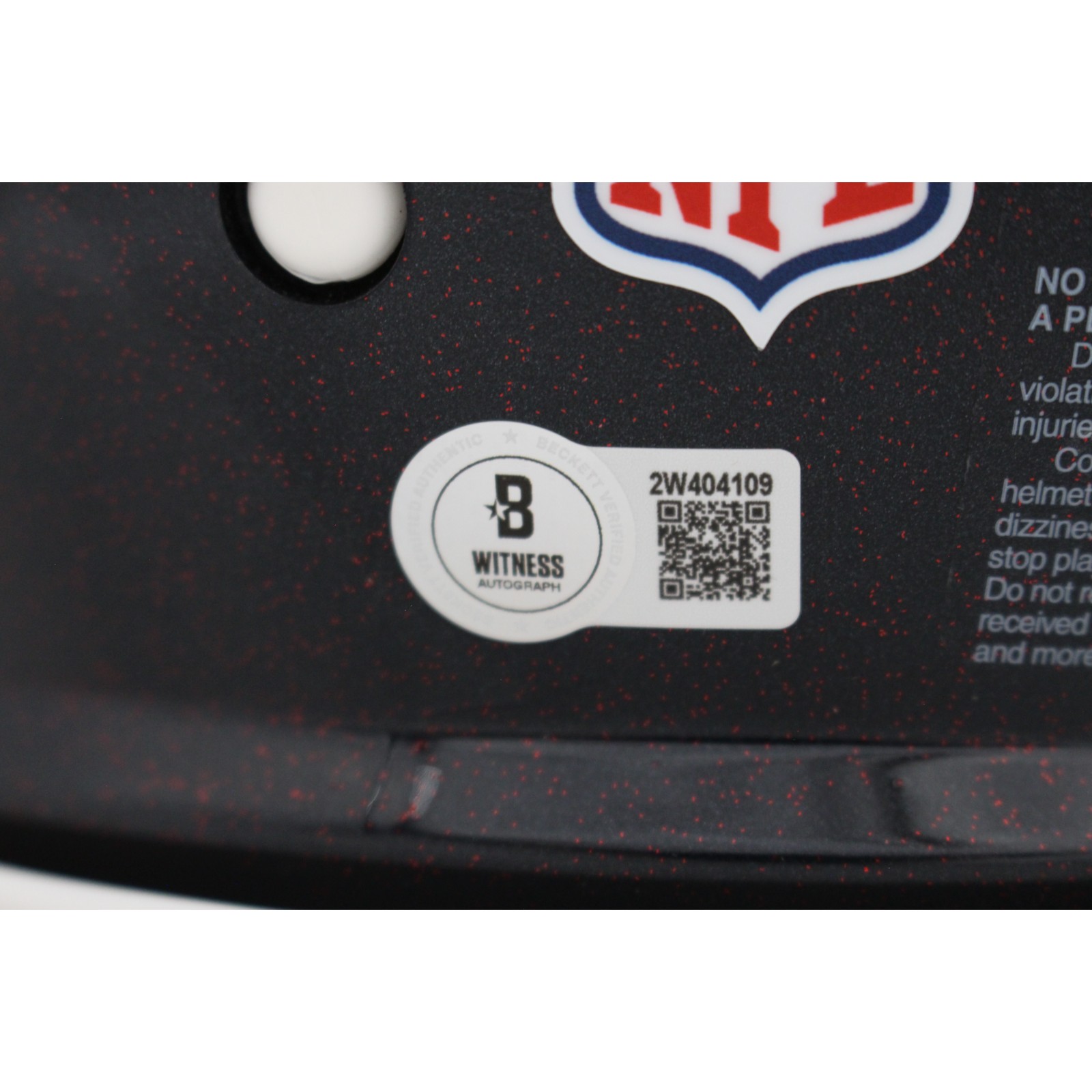 Nico Collins Autographed Houston Texans Authentic Alt 24 Helmet Beckett ...