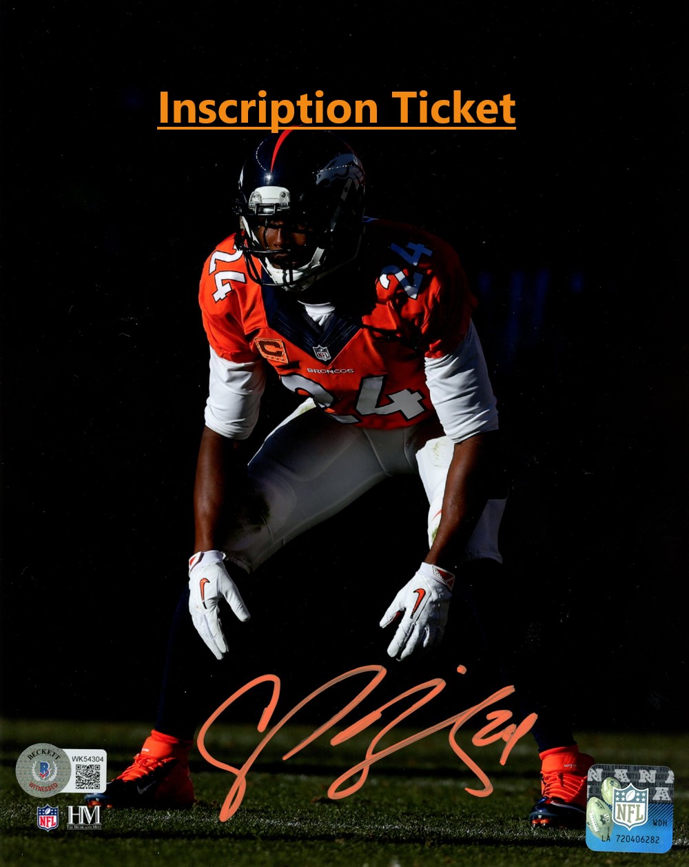 Champ Bailey Merch Booth 8×10 Photo – Denver Autographs