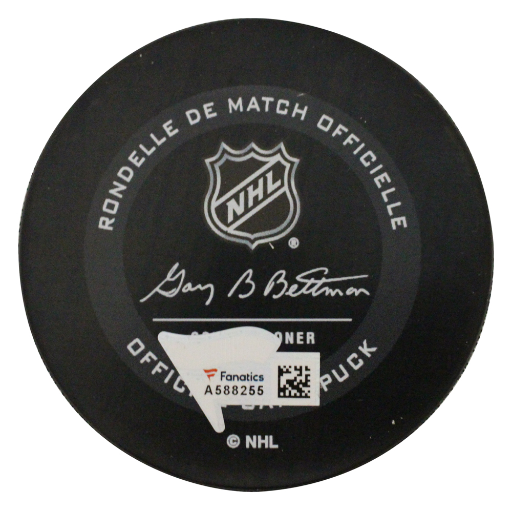 Kirby Dach Autographed Chicago Blackhawks 2019 NHL Global Series Puck ...