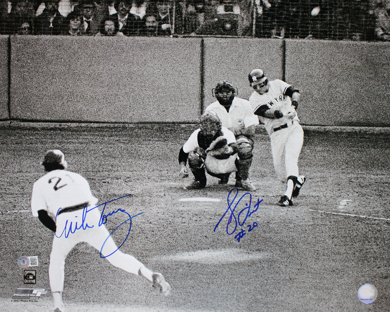 Bucky Dent & Mike Torrez Autographed/Signed 16×20 Photo Beckett BAS ...