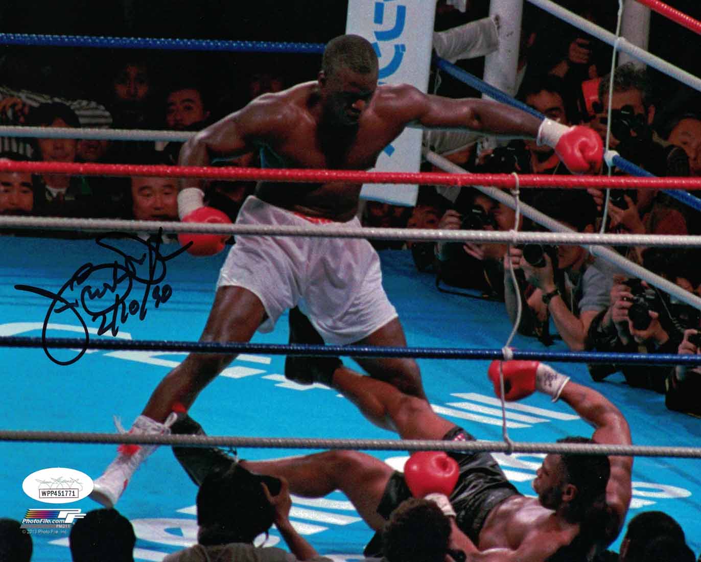 Buster Douglas Autographed/Signed Boxing 8×10 Photo JSA PF 24013 ...