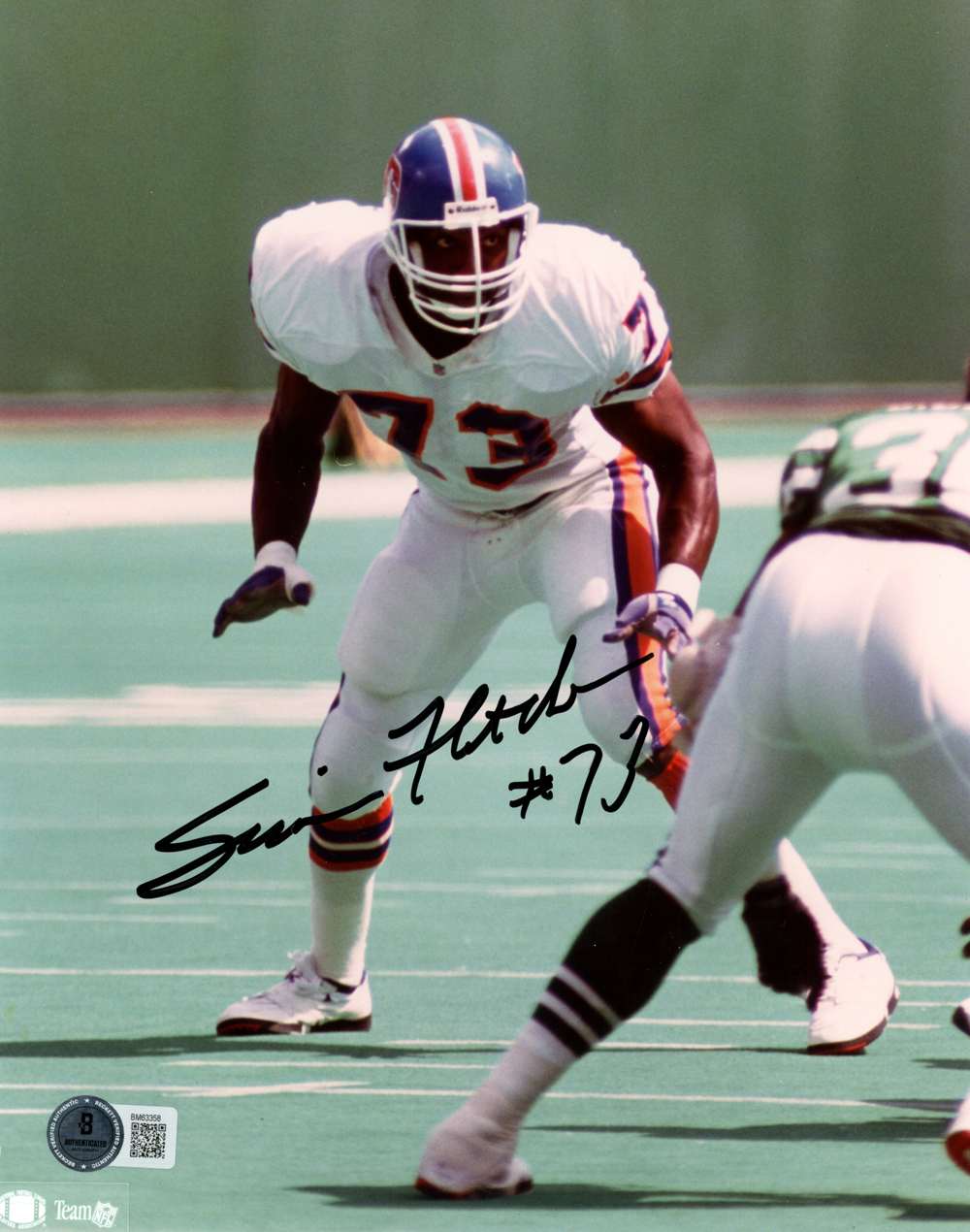 Simon Fletcher Autographed Denver Broncos 8×10 Photo Beckett 45194 ...