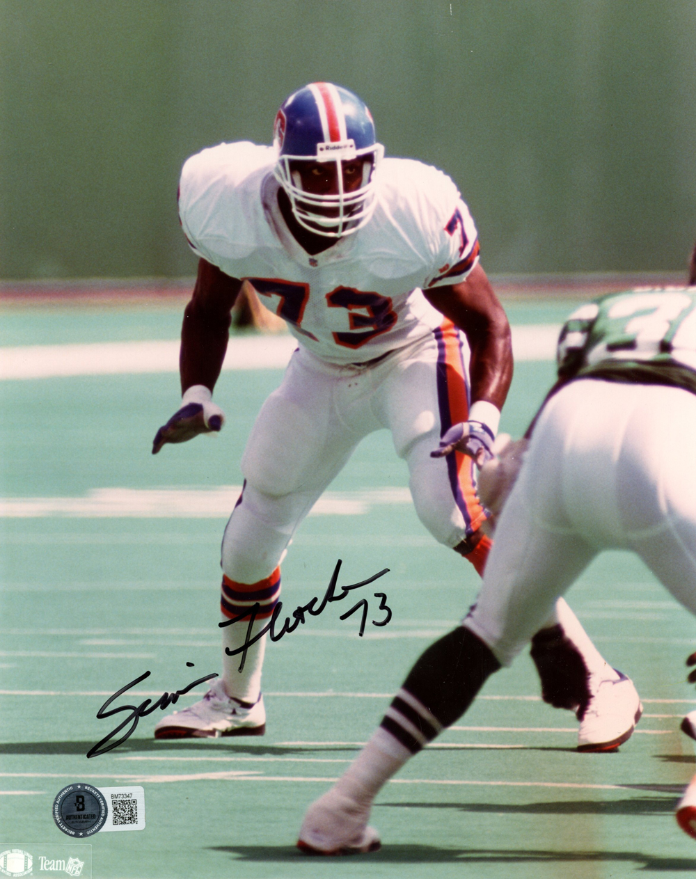 Simon Fletcher Autographed Denver Broncos 8×10 Photo Beckett 45119 ...