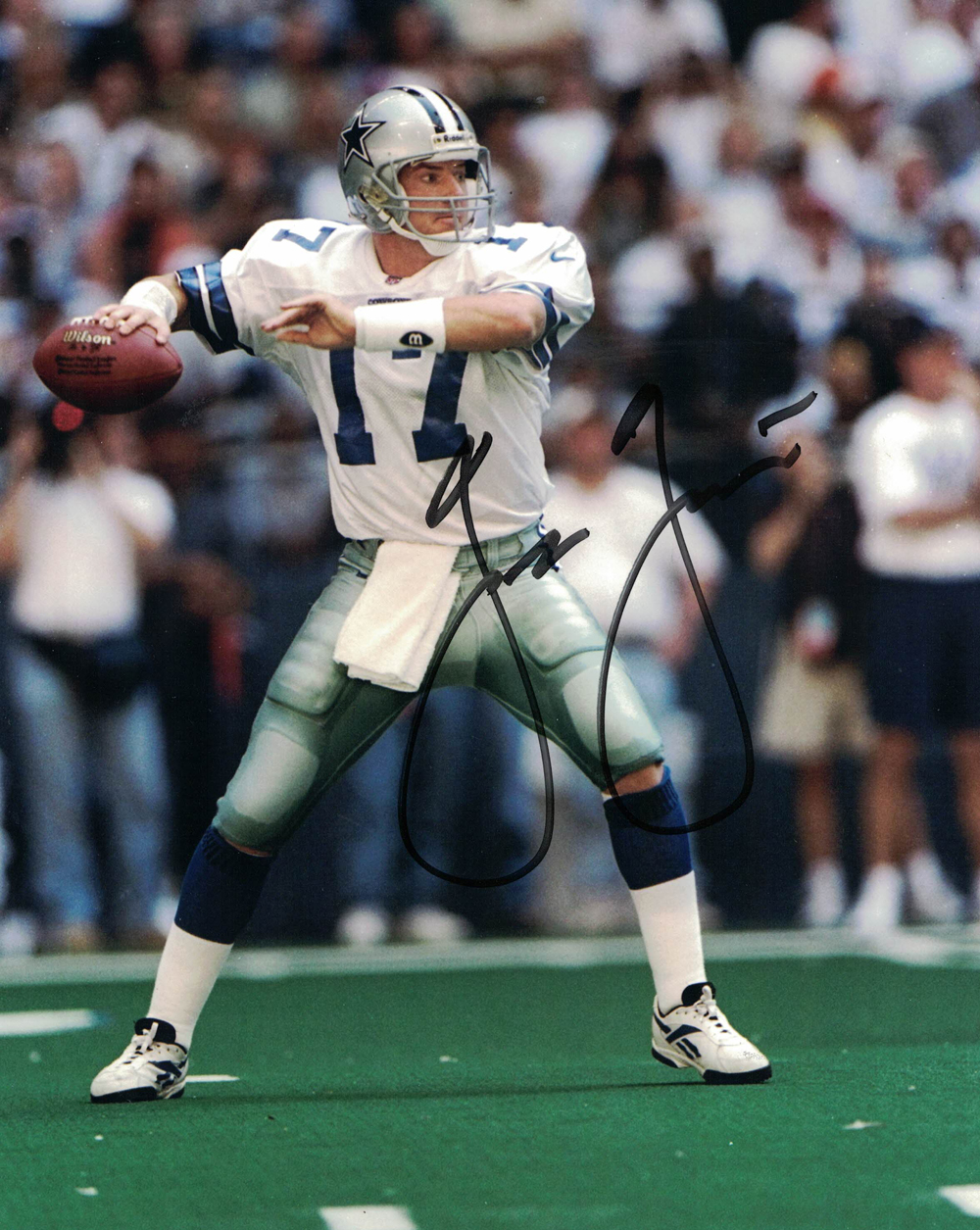 Jason Garrett Autographed/Signed Dallas Cowboys 8×10 Photo 30256 ...