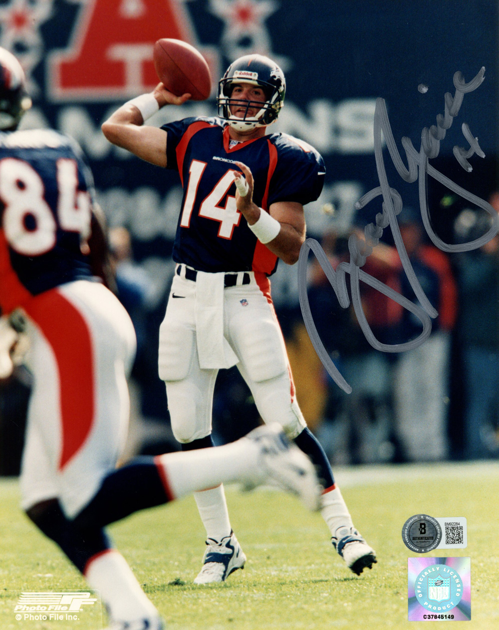 Brian Griese Autographed/Signed Denver Broncos 8×10 Photo Beckett 47820 ...