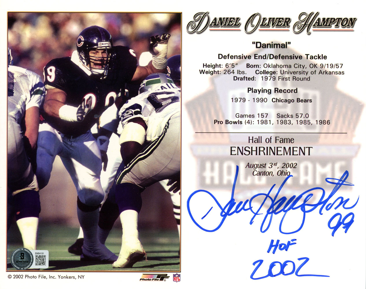 Chicago Bears – Denver Autographs