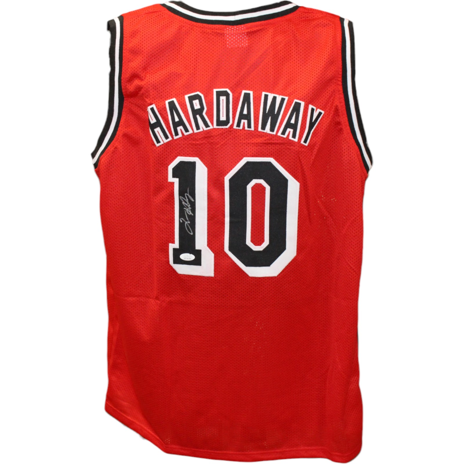 Tim Hardaway Autographed/Signed Pro Style Red Jersey HOF JSA – Denver ...