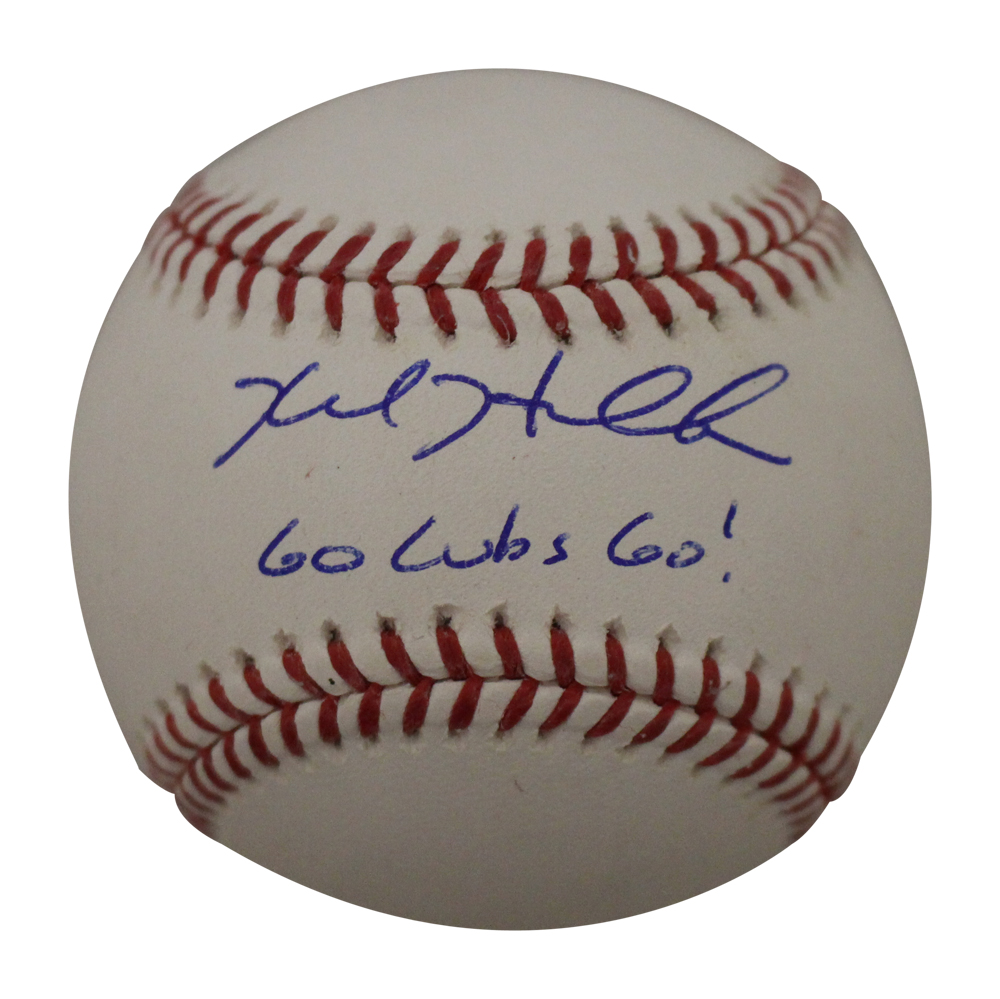 Kyle Hendricks Autographed Chicago Cubs OML Baseball Go Cubs BAS 27363 ...