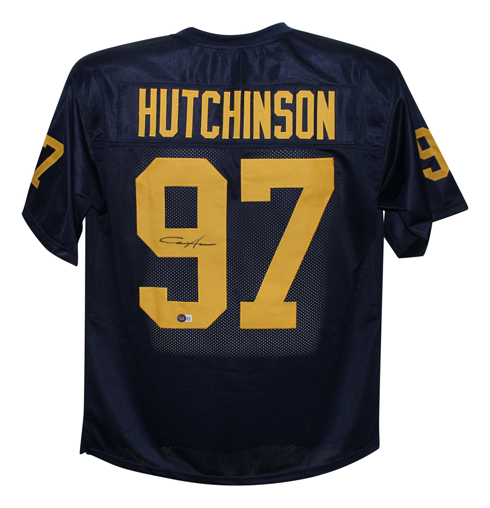 Kwity Paye Autographed/Signed College Style White XL Jersey Beckett ...