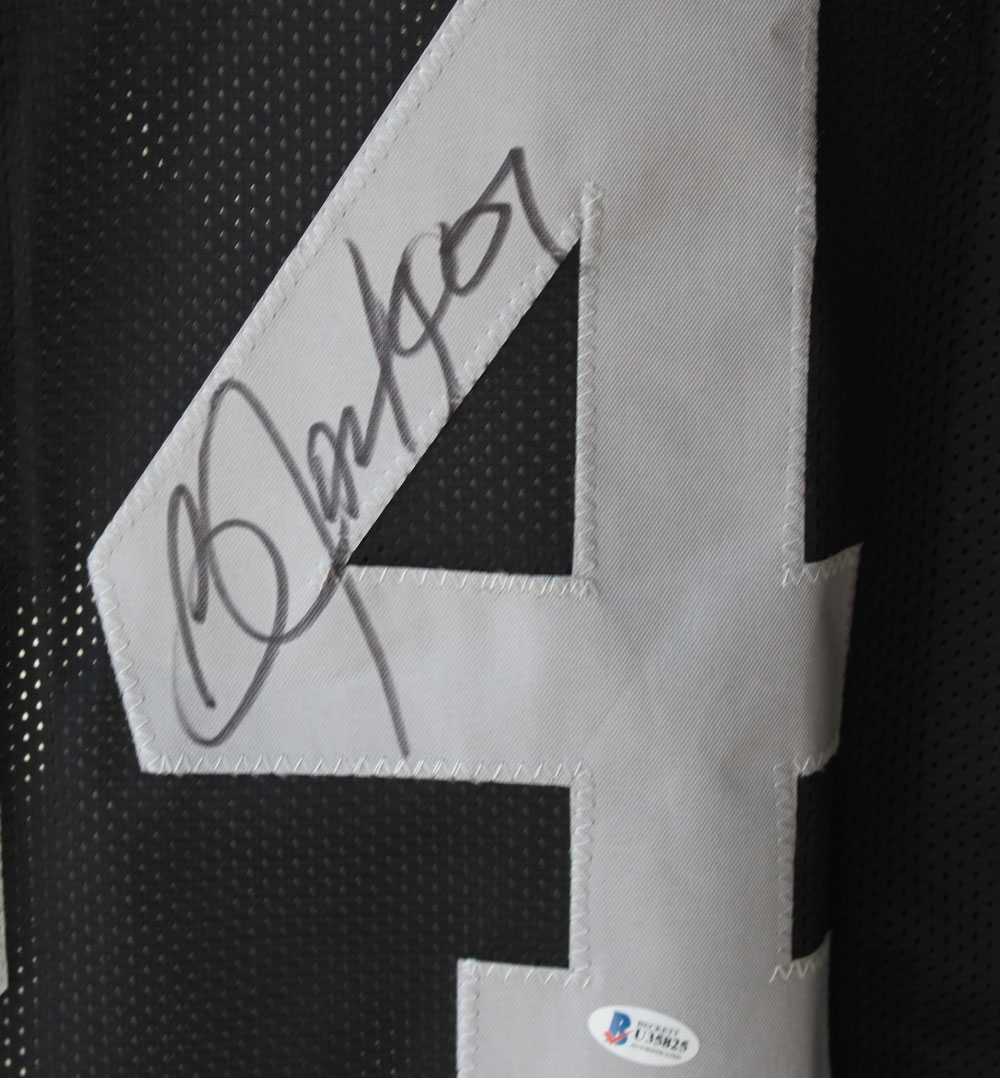 Bo Jackson Autographed/Signed Pro Style Black XL Jersey BAS 12417 ...