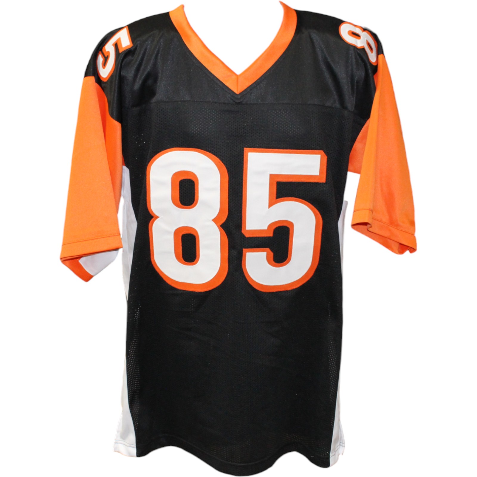 Chad Johnson Autographed Pro Style Black Jersey Beckett – Denver Autographs