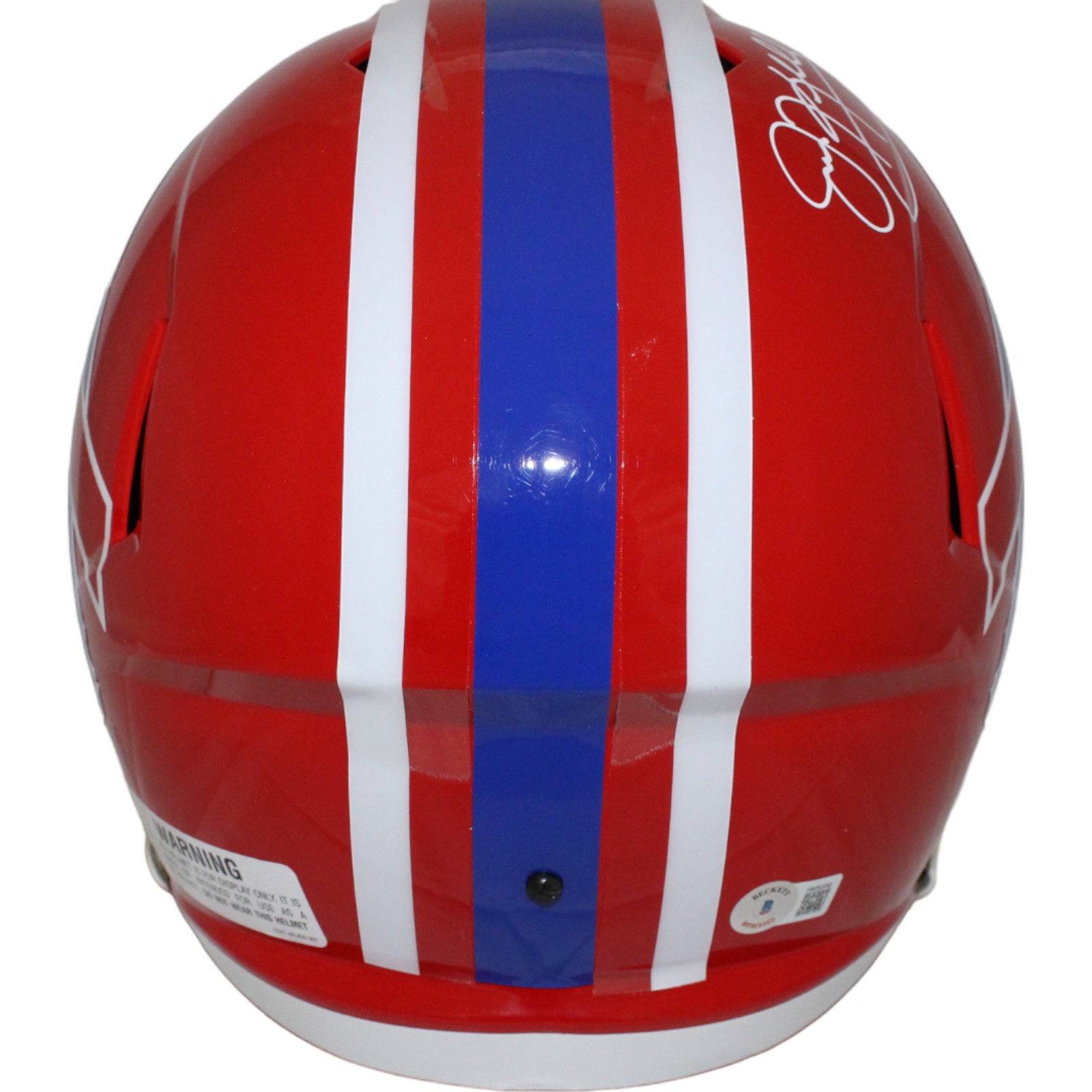 Jim Kelly Autographed/Signed Buffalo Bills F/S Helmet TB Beckett ...