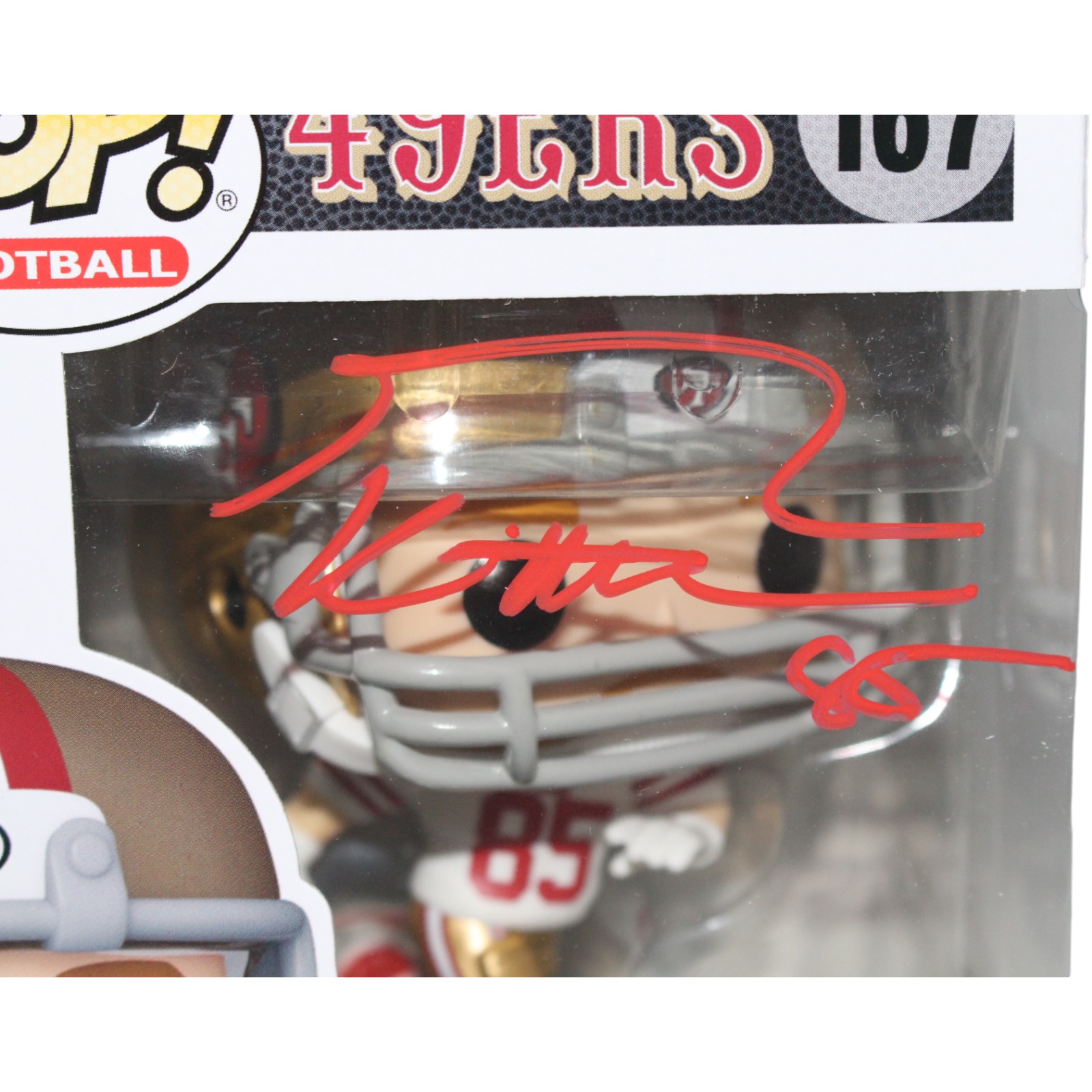 George Kittle Signed San Francisco 49ers Funko Pop! #167 Beckett ...