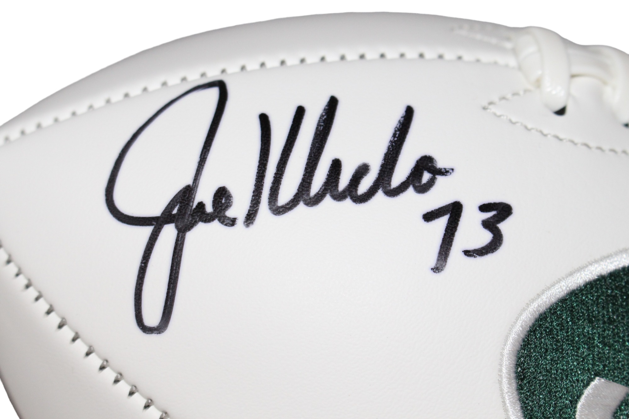 Joe Klecko Autographed/Signed New York Jets Logo Football BAS – Denver ...
