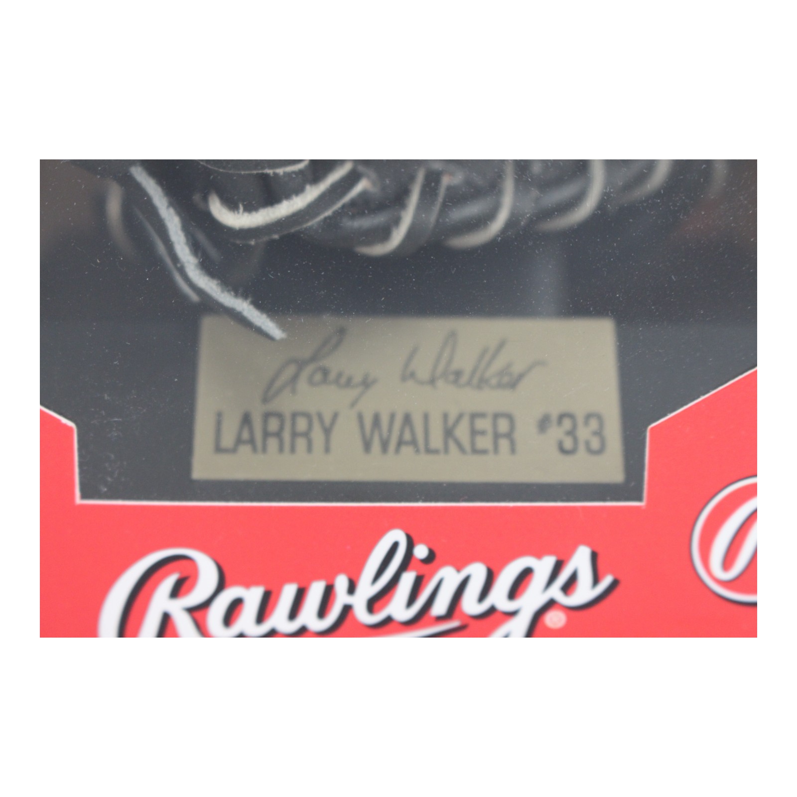 Larry Walker Unautographed Rawlings Mini Mitt Black 51185 – Denver ...
