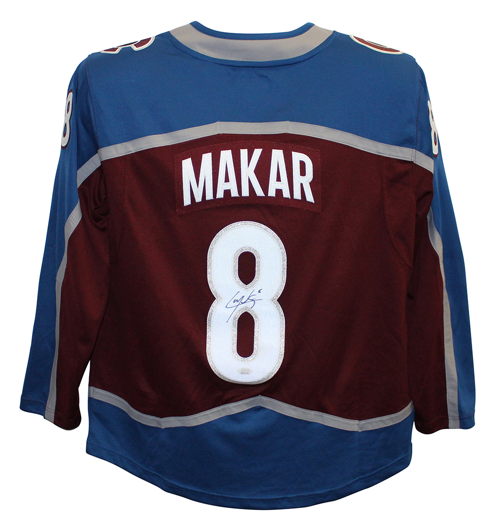 Cale Makar Autographed/Signed Colorado Avalanche Red Fanatics L Jersey ... Cale Makar Autographed/Signed Colorado Avalanche Red Fanatics L Jersey ...