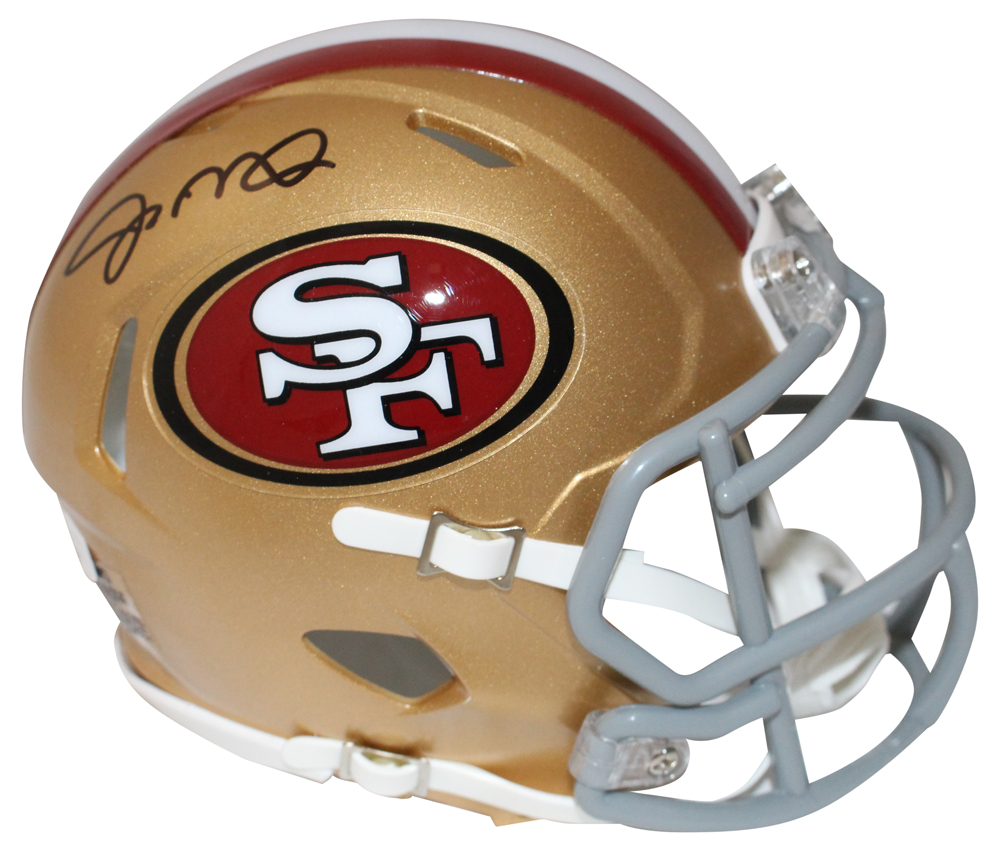 Joe Montana Autographed San Francisco 49ers VSR4 Mini Helmet JSA ...
