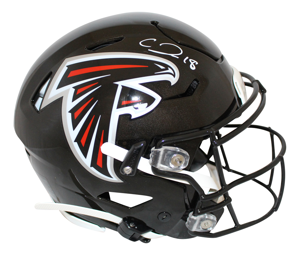 Calvin Ridley Autographed Atlanta Falcons Authentic Speed Flex Helmet ...