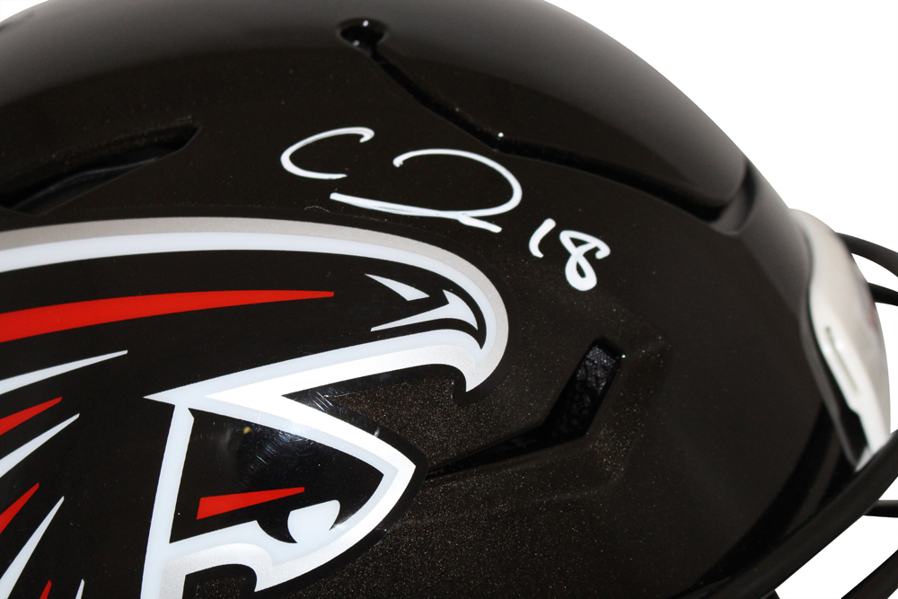 Calvin Ridley Autographed Atlanta Falcons Authentic Speed Flex Helmet ...