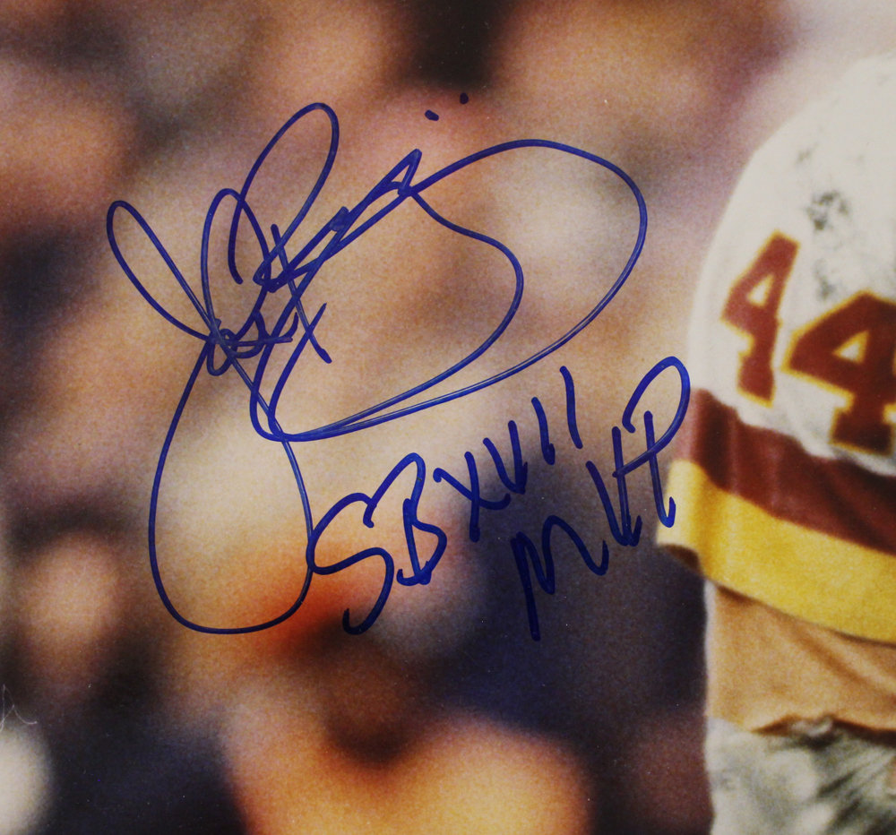 John Riggins & Joe Theismann Signed Dry Mounted 16×20 Photo Beckett ...