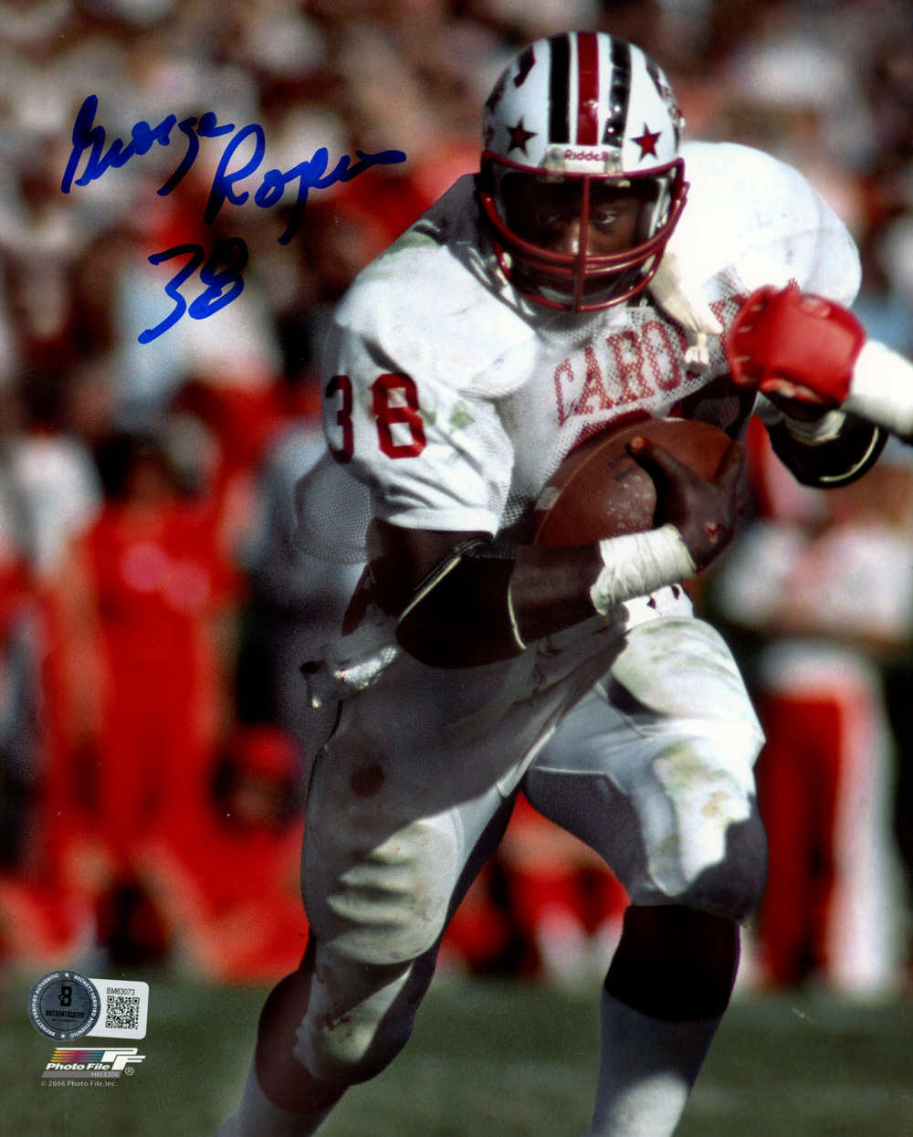 George Rogers Signed South Carolina Gamecocks 8×10 Photo Beckett 47241 ...
