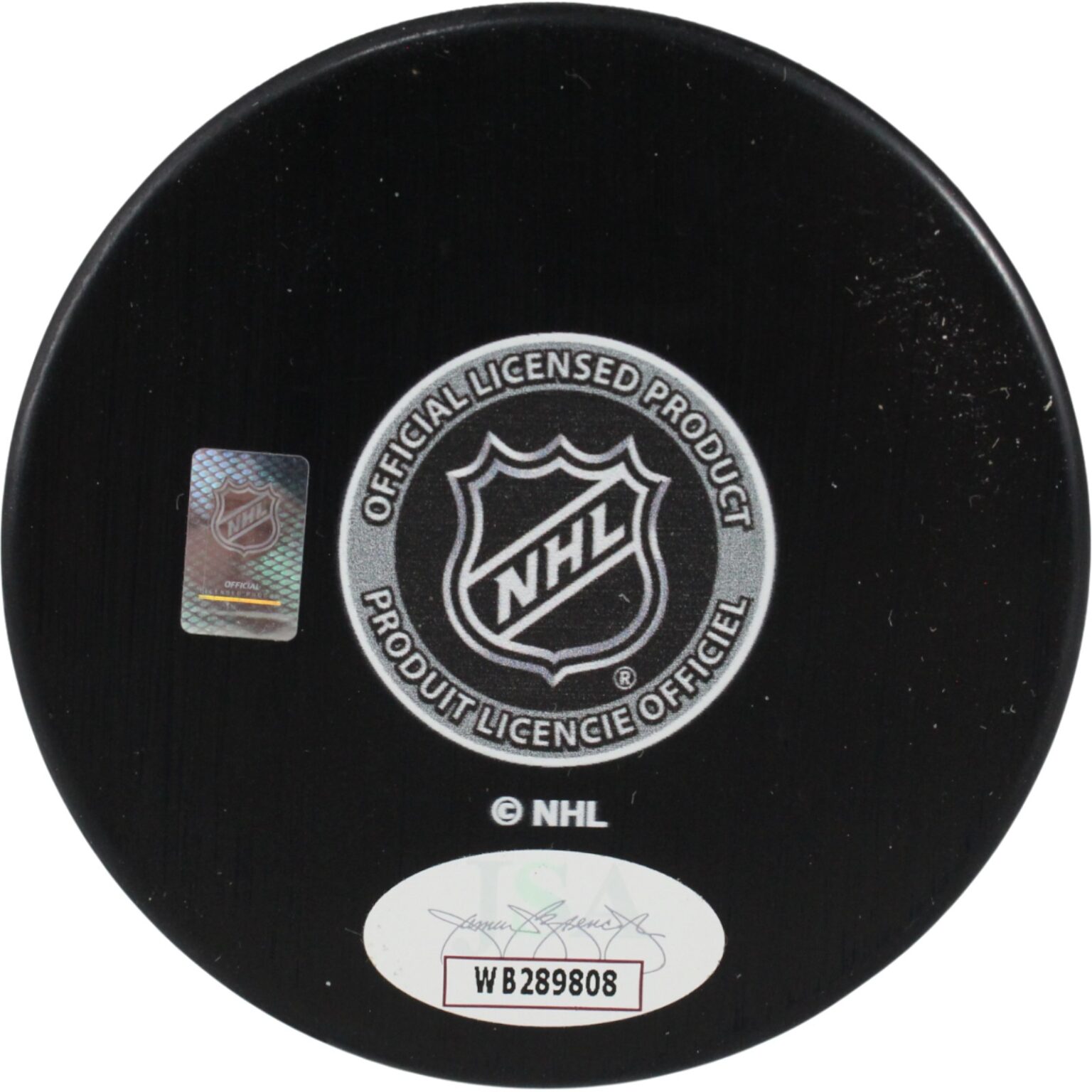 Teemu Selanne Autographed Anaheim Ducks Logo Puck NHL Top 100 HOF JSA ...