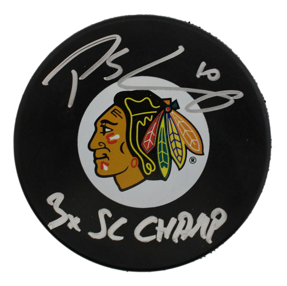Patrick Sharp Signed Chicago Blackhawks 2010 Stanley Cup Game 6 Puck ...