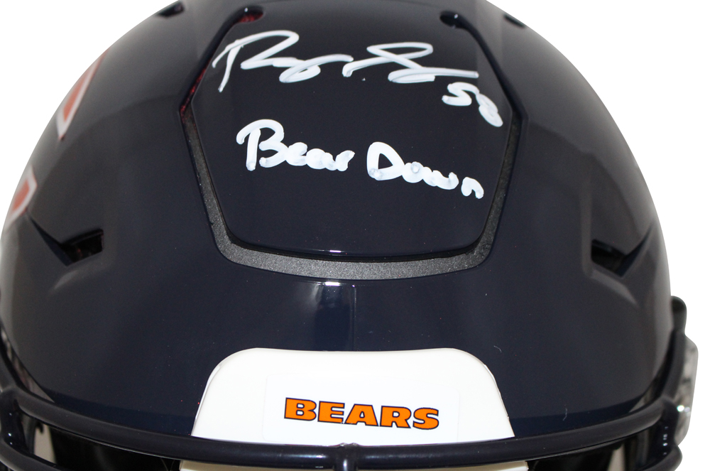 Roquan Smith Autographed Chicago Bears Authentic Speed Flex Helmet BAS ...