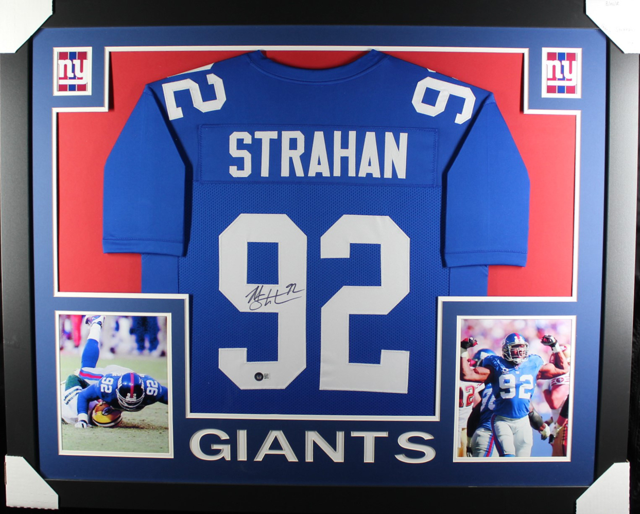 Michael Strahan Football Uniform