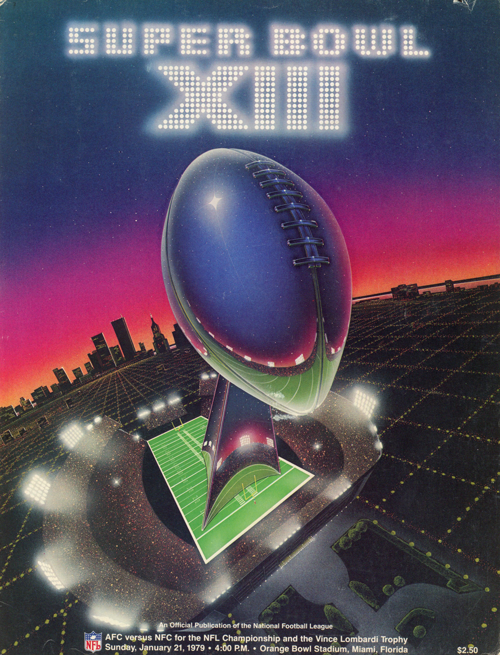 Pittsburgh Steelers Signed Super Bowl IX Program 8 Sigs Bradshaw Noll ...