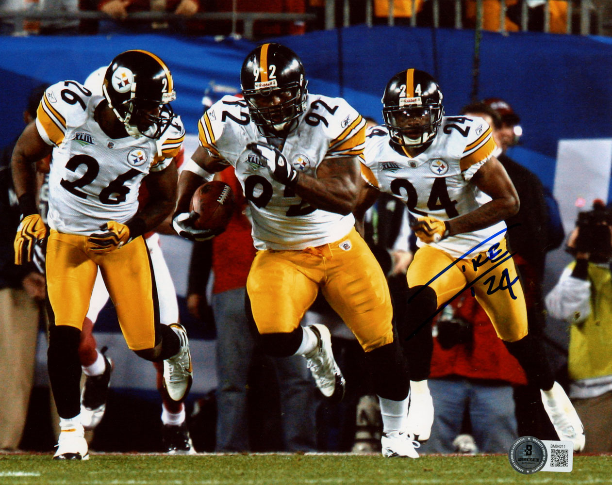 Ike Taylor Autographed Pittsburgh Steelers 8×10 Photo Beckett 45581 ...