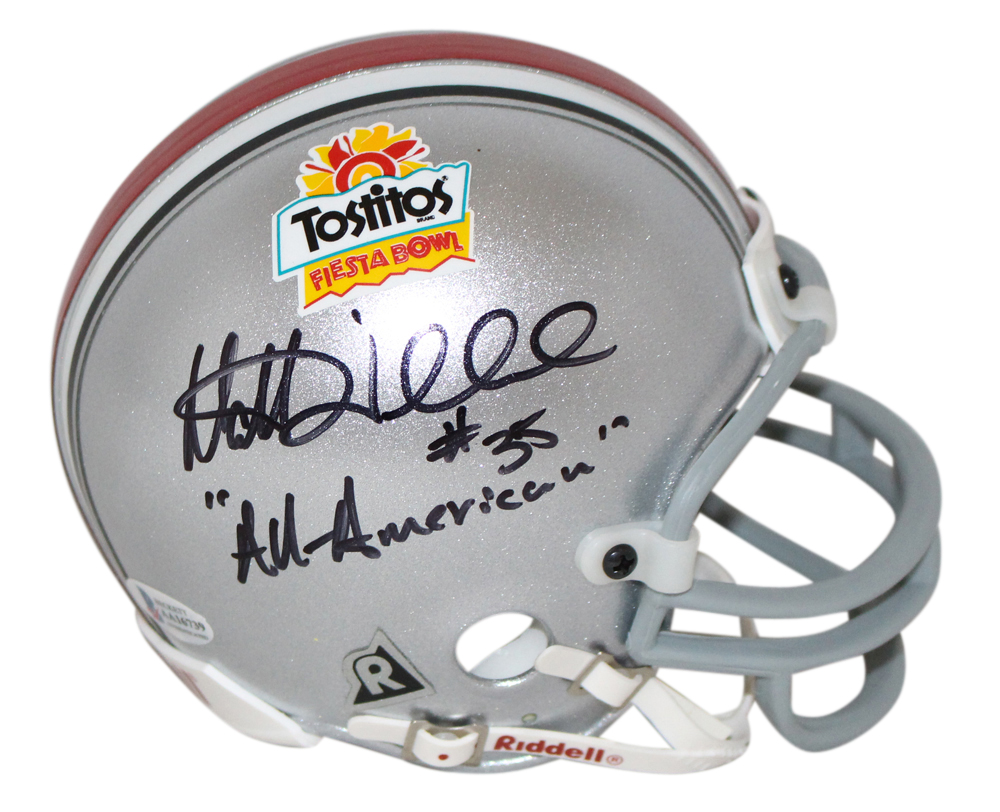 Matt Wilhelm Signed Ohio State Buckeyes Mini Helmet All American BAS ...