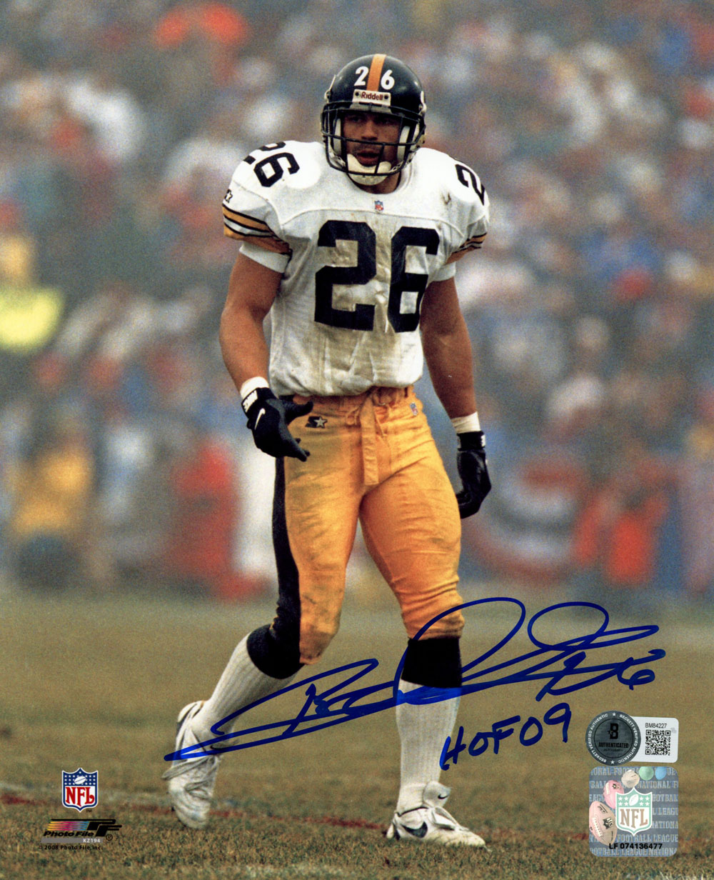 Rod Woodson Signed Pittsburgh Steelers 8×10 Photo HOF Beckett 45565 ...