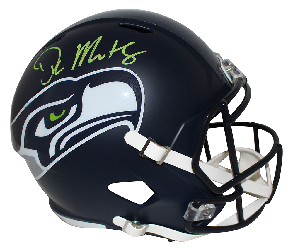 DK Metcalf Autographed/Signed Seattle Seahawks F/S Speed Helmet BAS ...